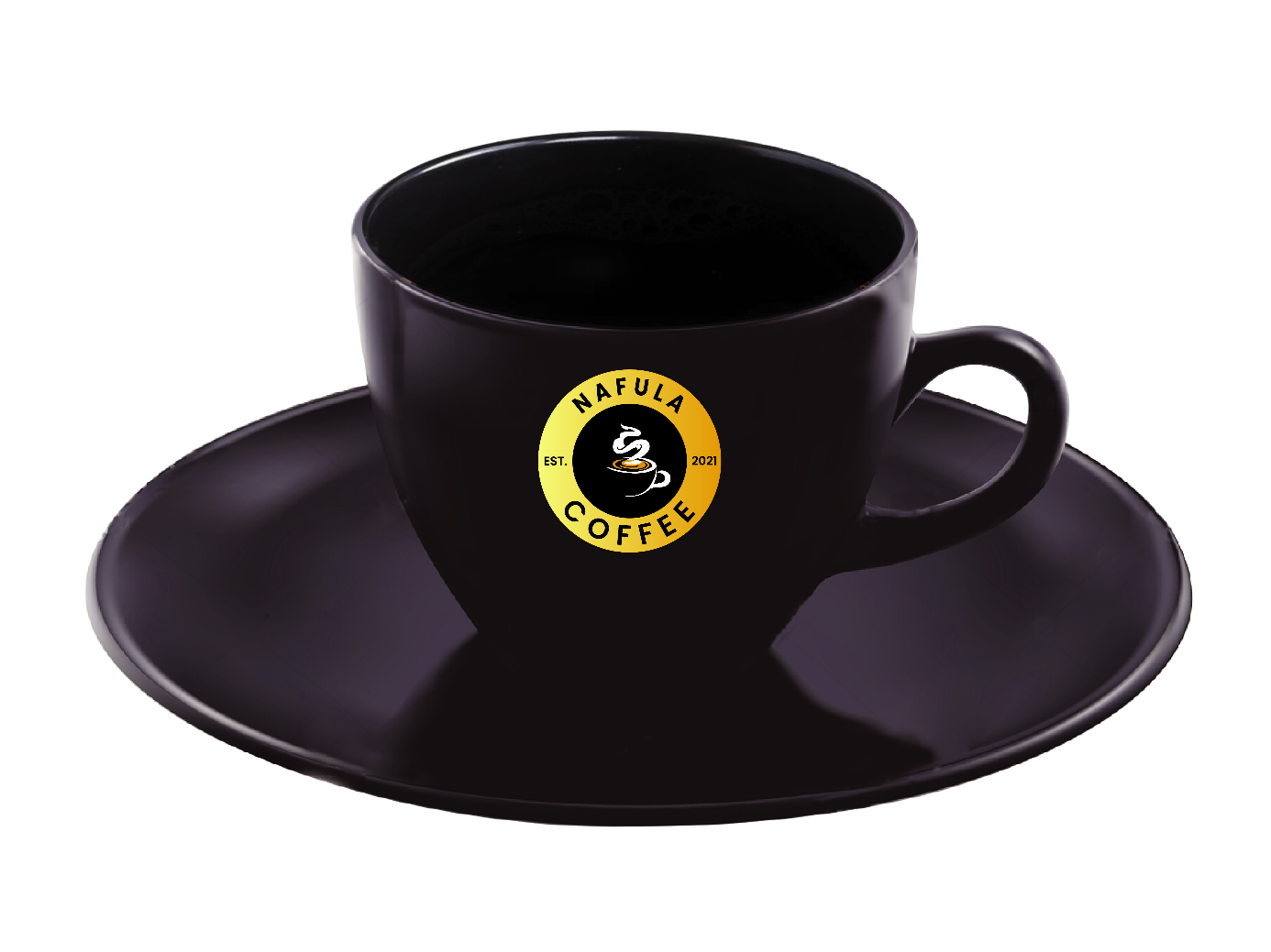 NAFULA COFFEE ESPRESSO TASSE SCHWARZ - NAFULA COFFEE